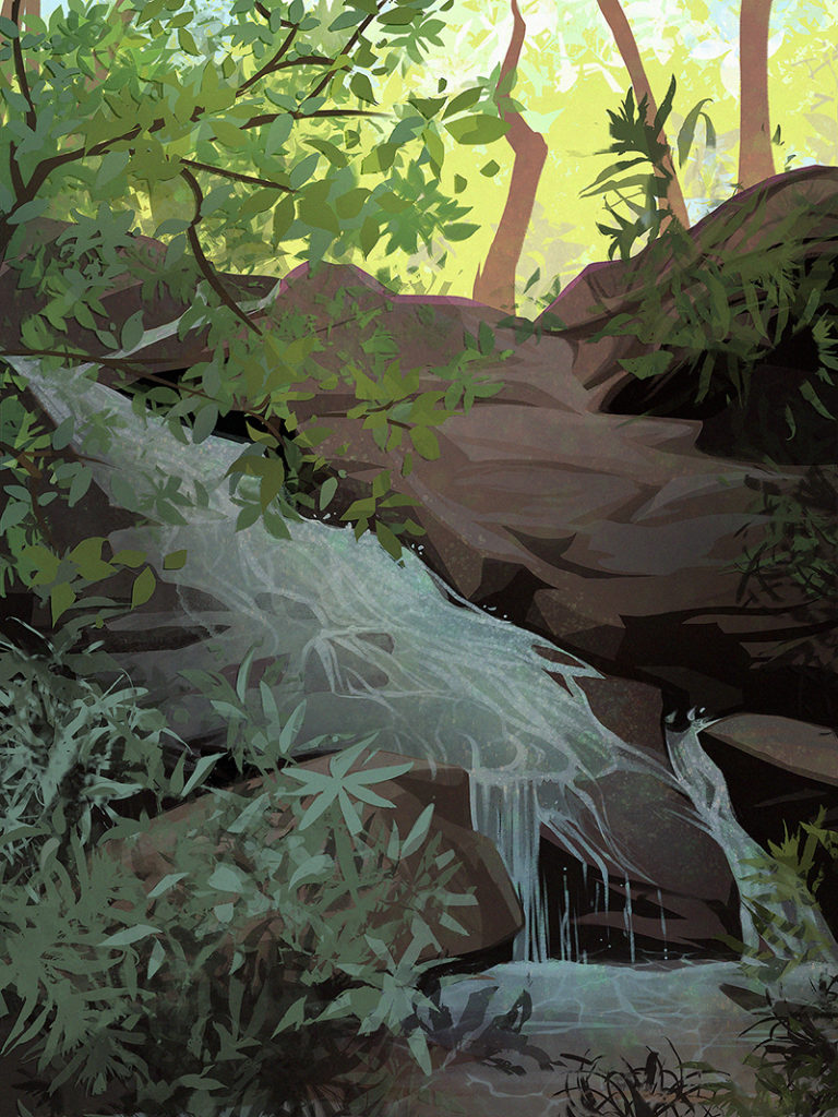 Waterfall Study - Rachel Bradley